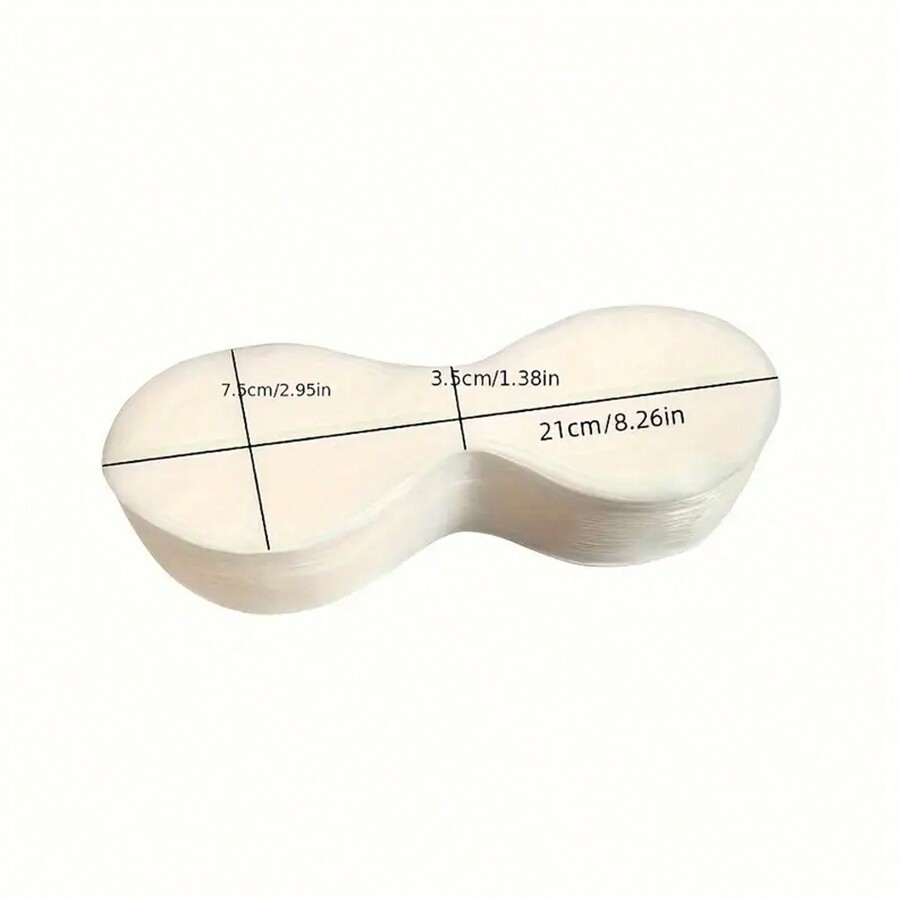 100 Disposable Non-Woven Dry Eye Mask Pads, Gentle Soothing Eye Masks ...