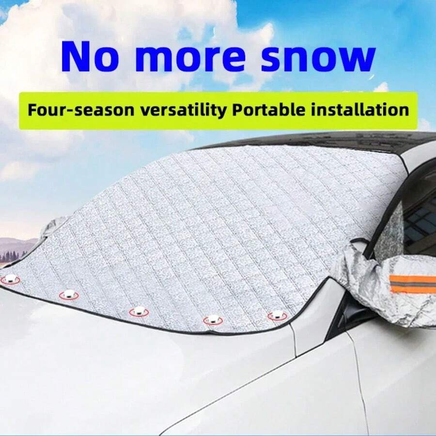 Car Snow Shield Front Windshield Frost Shield Winter Window Frost ...