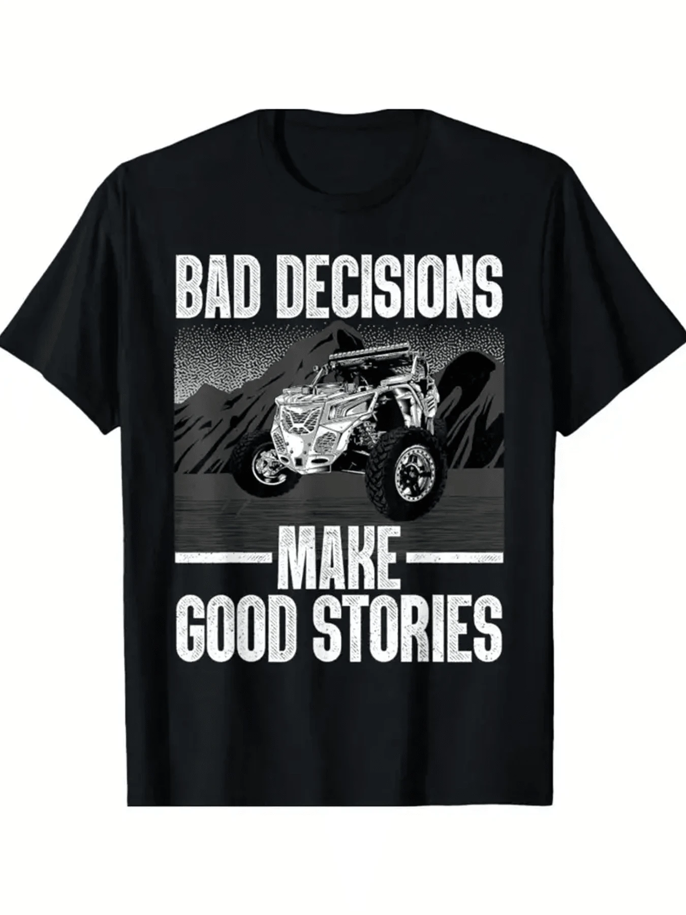 Funny SxS ATV Art For Off-Road Riding Enthusiasts T-Shirts | SHEIN USA