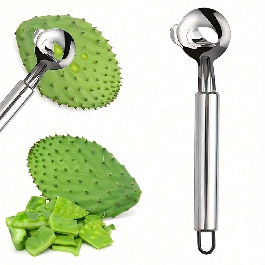 3/2/1 Pc Spoon Cactus Peeler, Stainless Steel Cuchara Pelador De ...