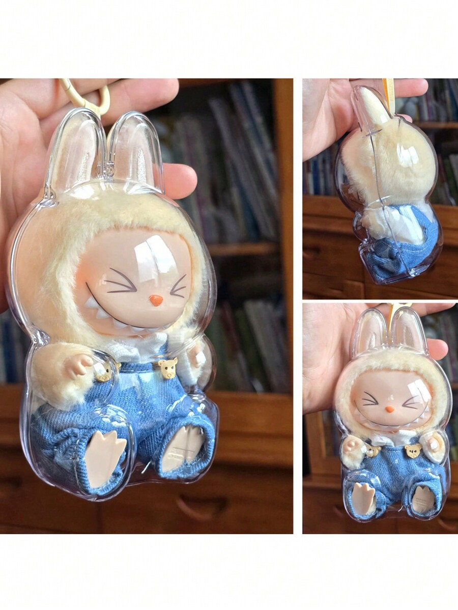 1pc LABUBU Case, Chic Monster Protective Case, Labubu Display Case With ...