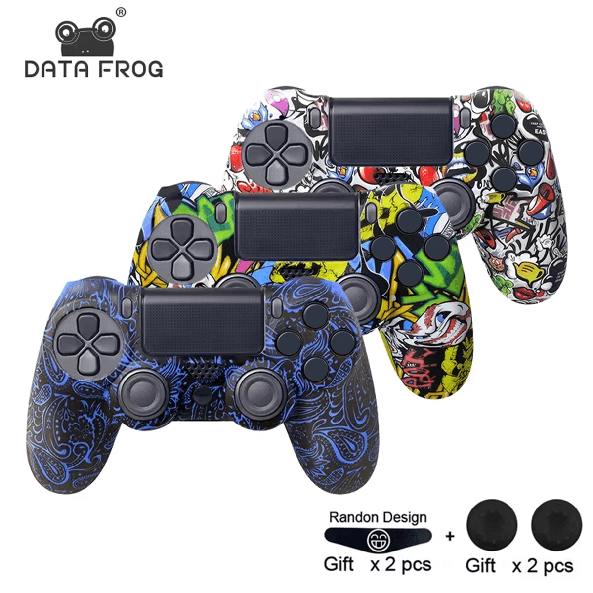 DATA FROG DATA FROG Soft Silicone Gel Rubber Case Cover For PS4 Pro ...