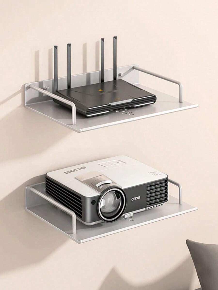 Punch-Free Tv Wall Support Wall Mounted Wire Organizer And Cables Wifi ...