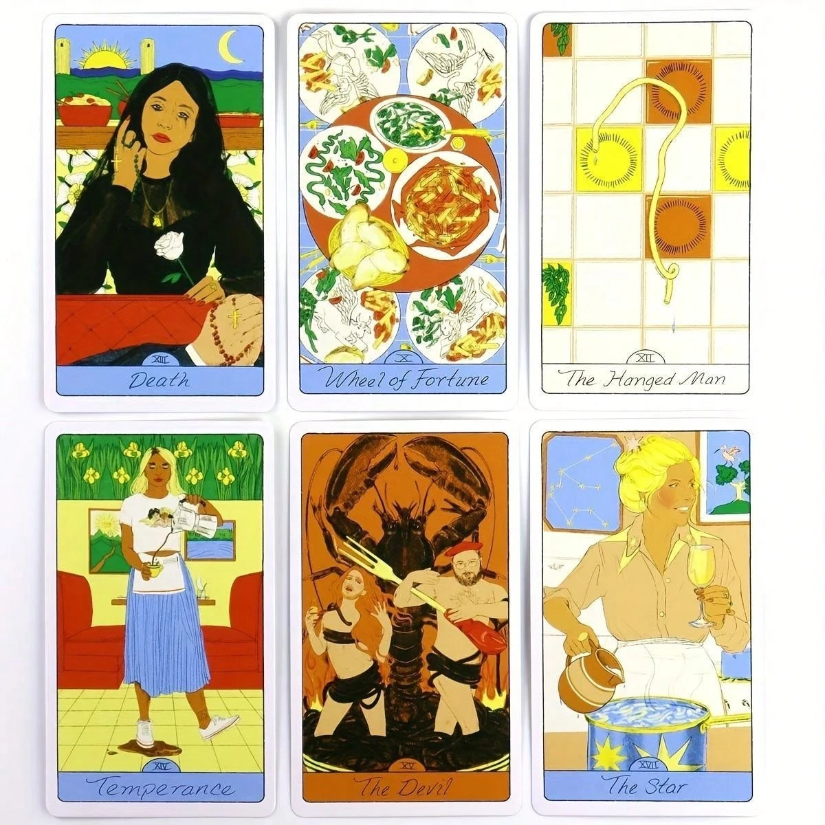 Food Fortunes Tarot Deck: A Whimsical Card Game For Adults,Funny ...