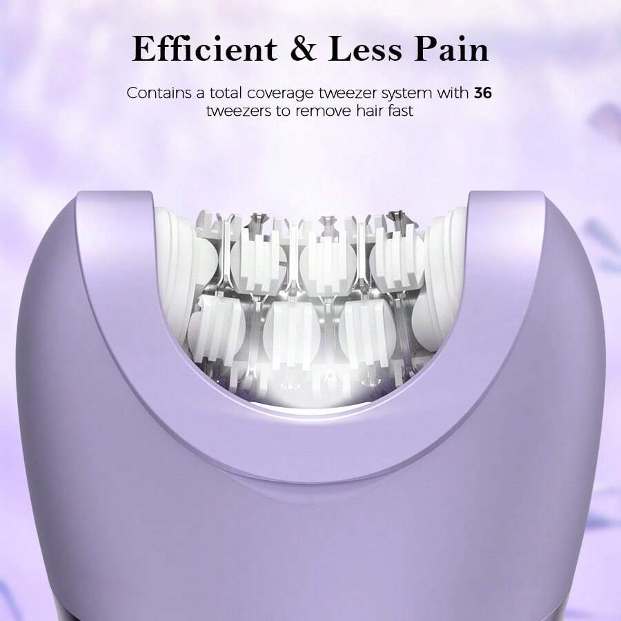 4 In 1 IPX7 Waterproof Hair Removal Epilator For Women, With Lady ...