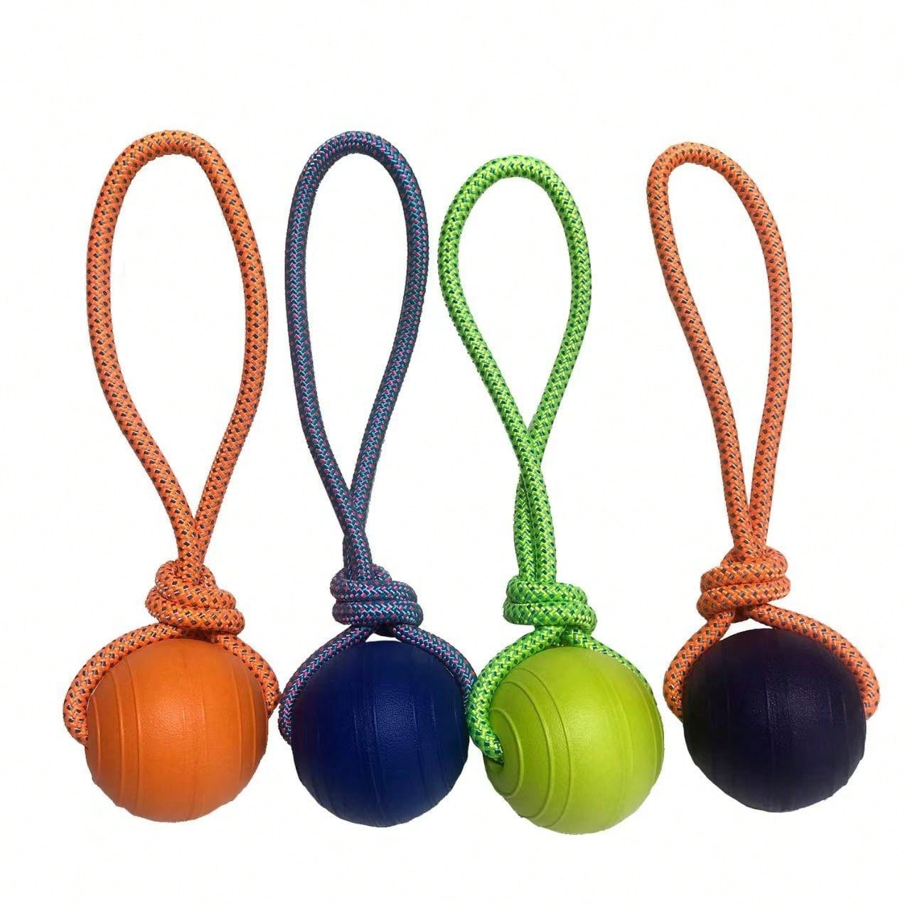 EVA Material Dog And Cat Toy Training Interactive Drawstring Toy For ...