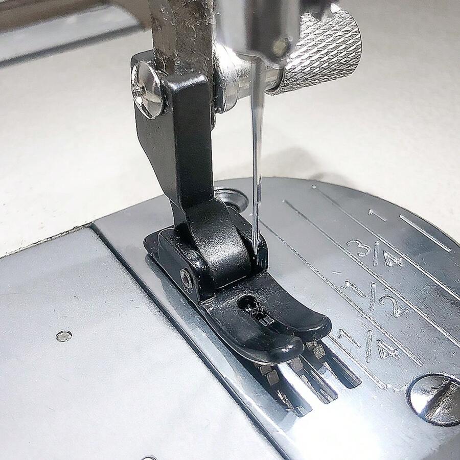 Standard P351 Black Steel Presser Foot For Sewing Machine, 0.5mm Thick ...