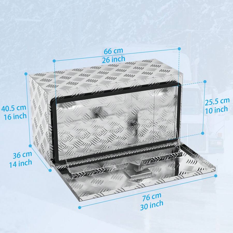 Froadp Alubox Truck Box Truck Storage Box With Lock And Keys Storage ...