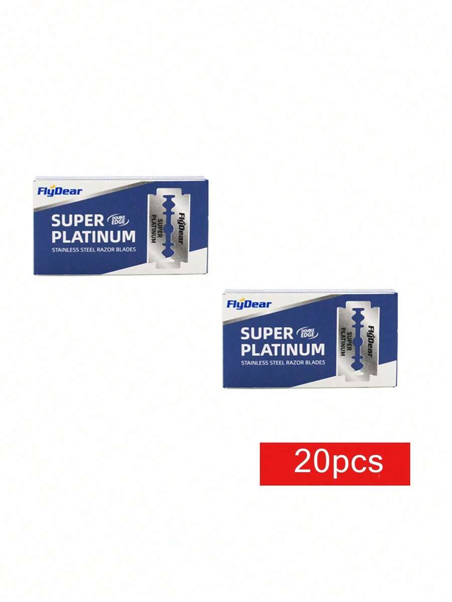 1 Shaving Set (1 Razor + 20 Blades) Premium Foldable Razor - Barbershop ...