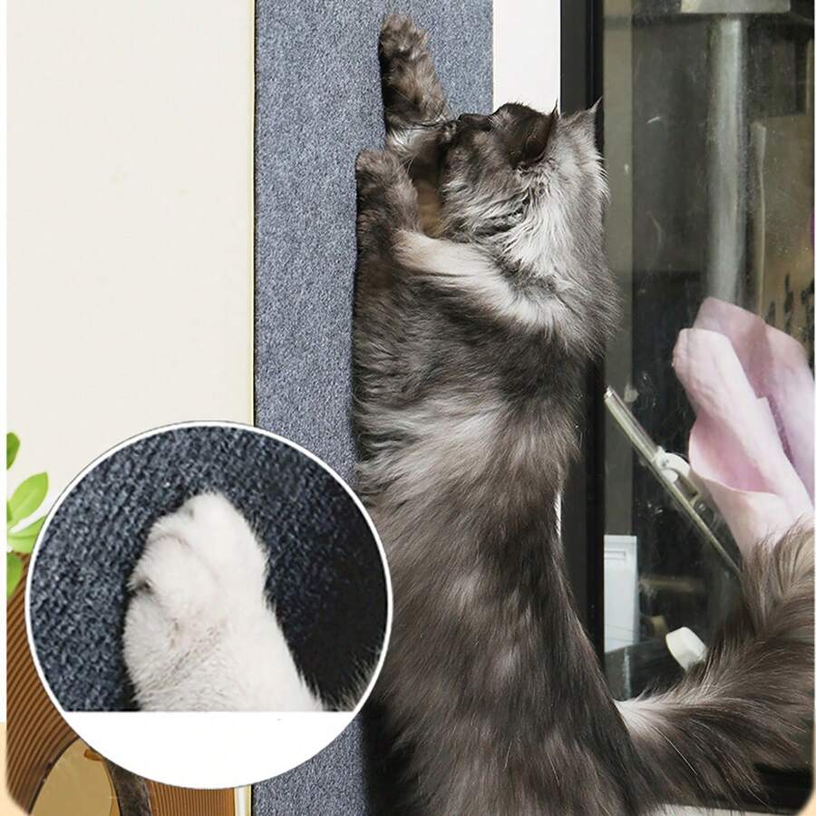 Cat Scratcher Cats Scratcher Pad Board Protection Trimmable Self ...