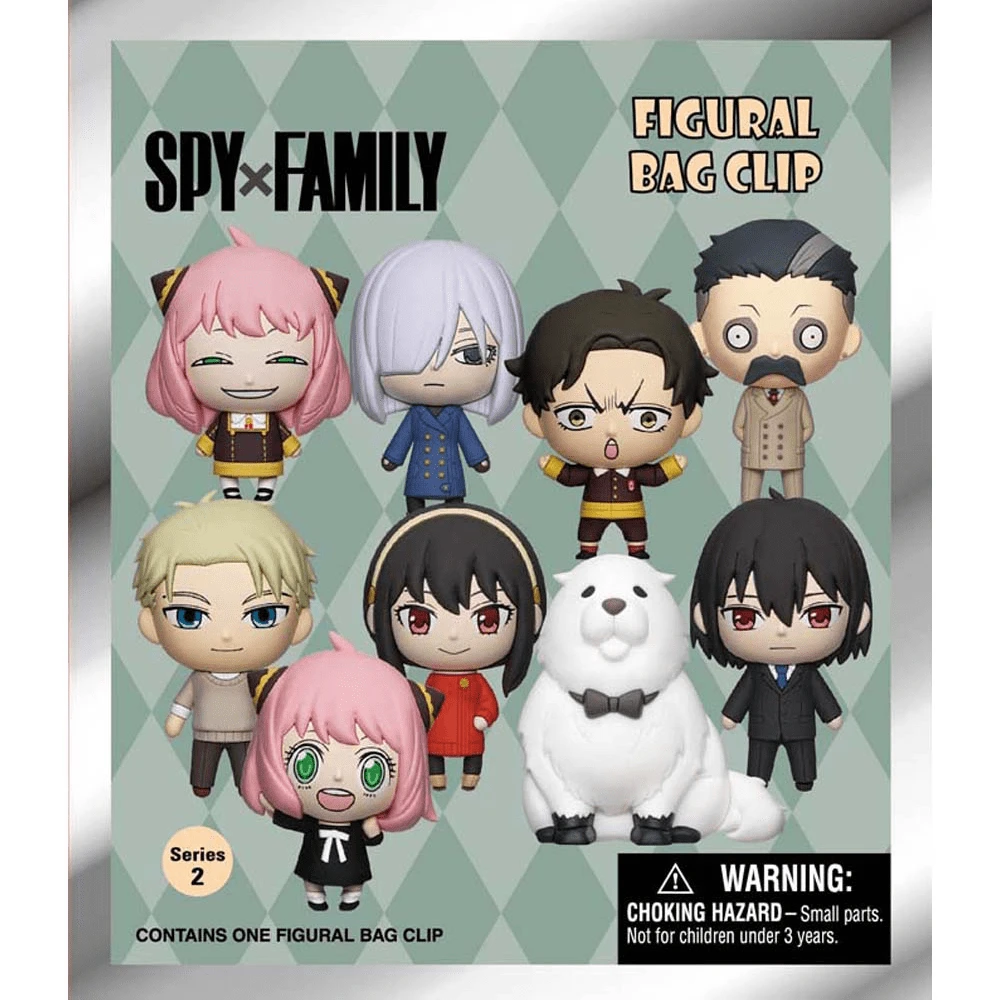Crunchyroll 1PC Spy Family 3D Blind Bag Keychain Collection Series2 ...