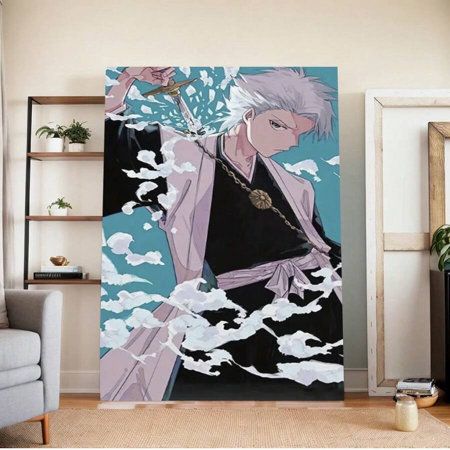 Ice Captain Hitsugaya Bleach - Canvas Wall Art Print, Perfect For Home ...