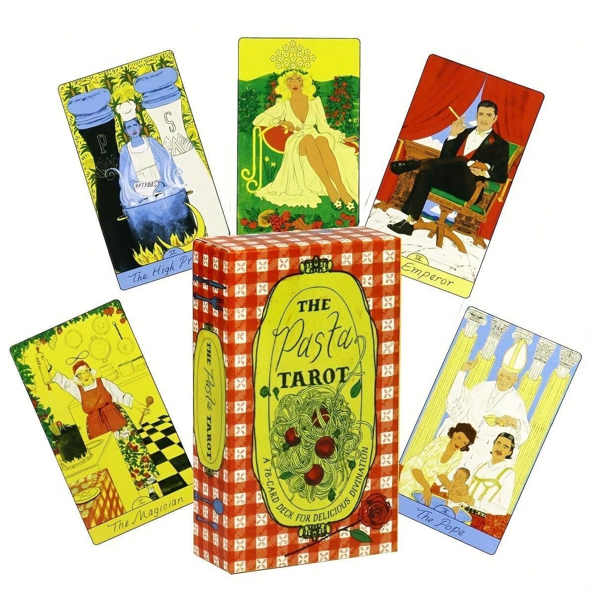 Food Fortunes Tarot Deck: A Whimsical Card Game For Adults,Funny ...