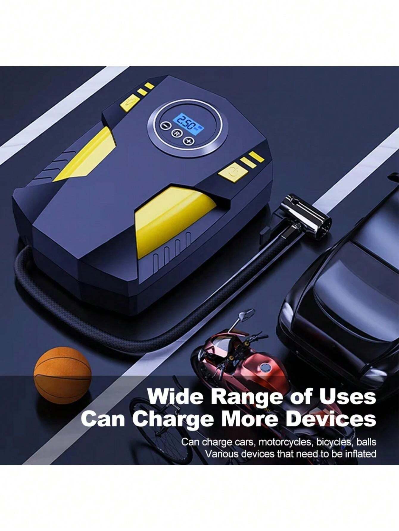 Portable Tire Inflator - Car Accessories, 150PSI 12V Car Cigarette ...