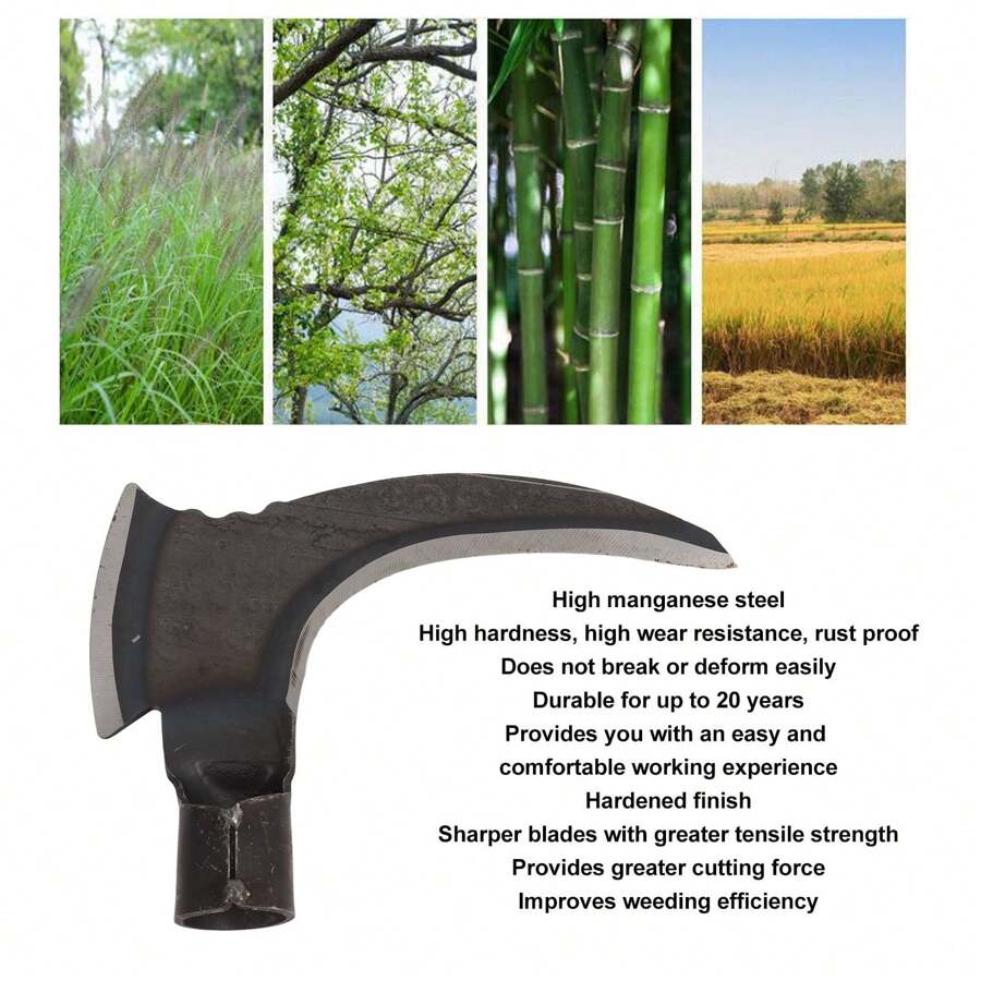 High Manganese Steel Double Sickle Multifunctional Gardening Tool ...