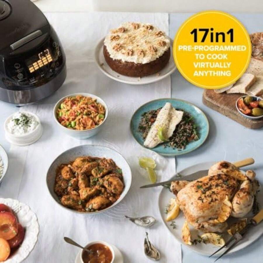 14-In-1 Multi Cooker Stew Roast Slow Cooker Steam Bake Bread Maker Rice ...