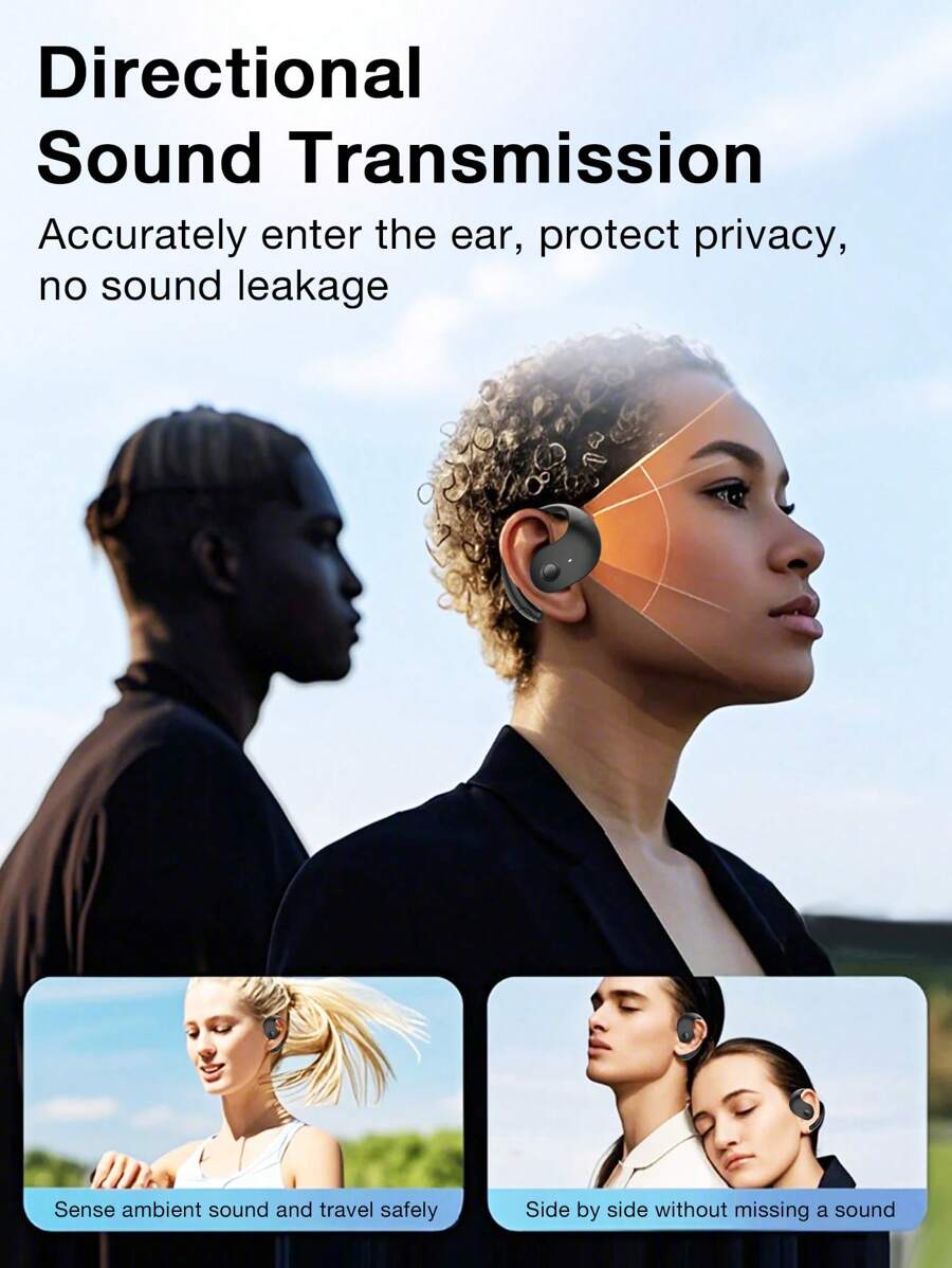NEW Ultra Bone Conduction Earphones Open Earbuds With Immersive Audio ...