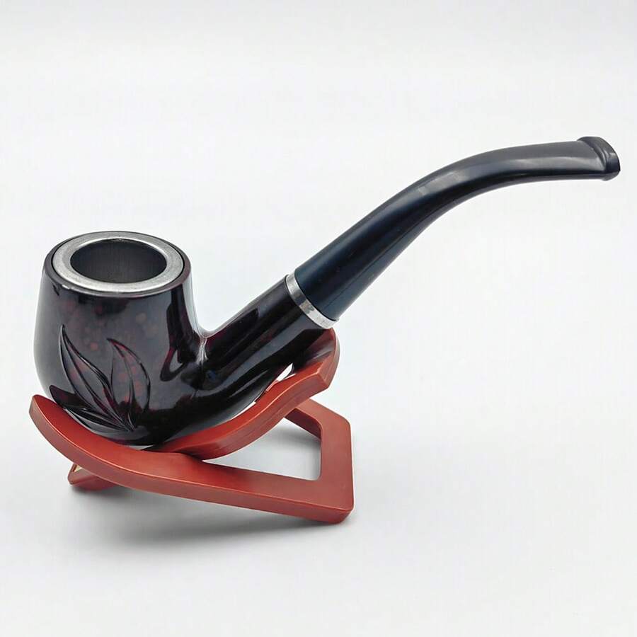 Tobacco Pipe, Classic Smoking Pipe With Foldable Tobacco Pipe Stand ...