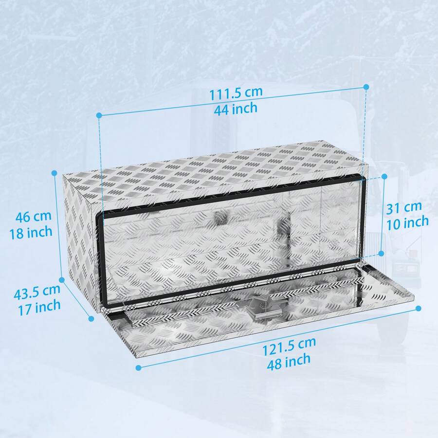 Froadp Alubox Truck Box Truck Storage Box With Lock And Keys Storage ...