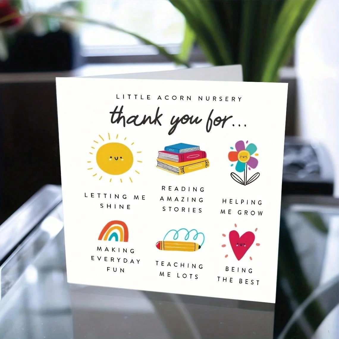 Teacher Appreciation Card, School And Teacher Thank You Card, End Of ...