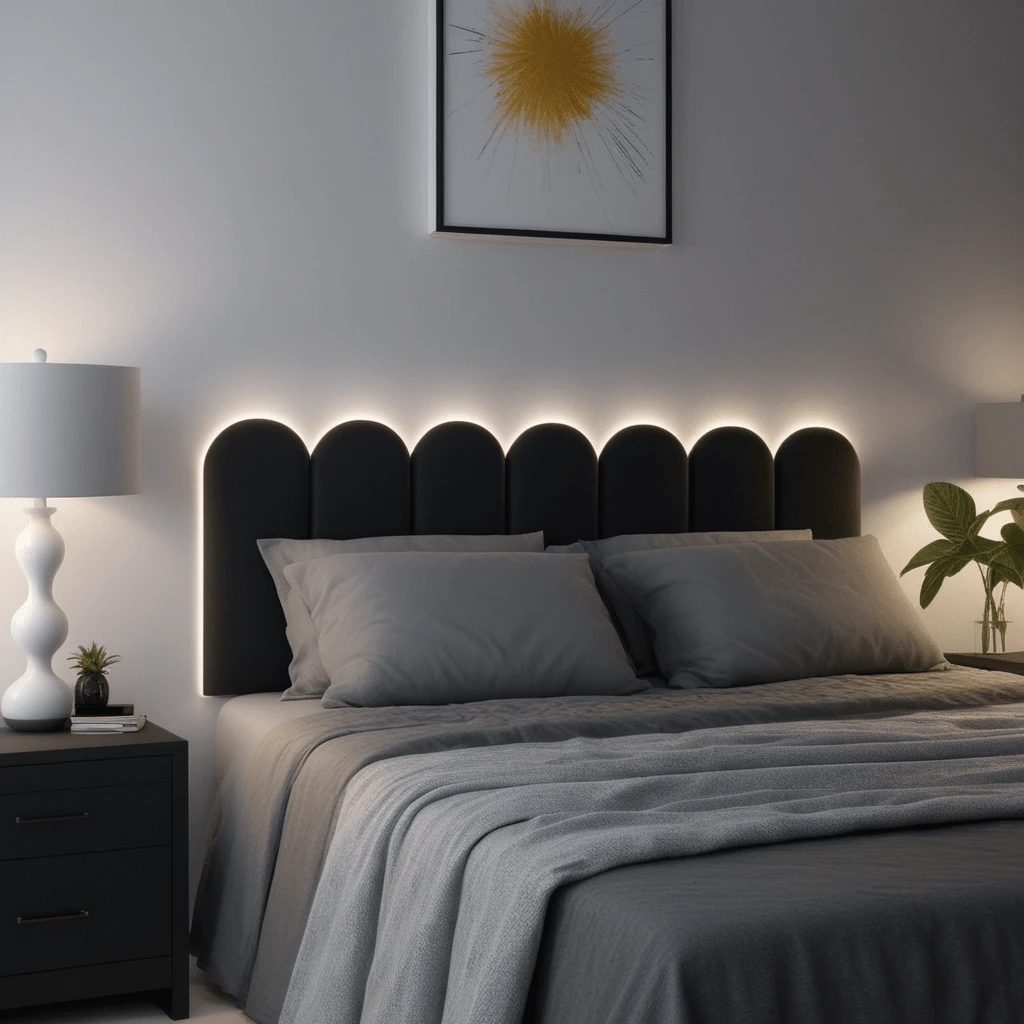 Cloud Headboard Kit Upholstered Box Bed Modular Board 45x20 Centimeters ...