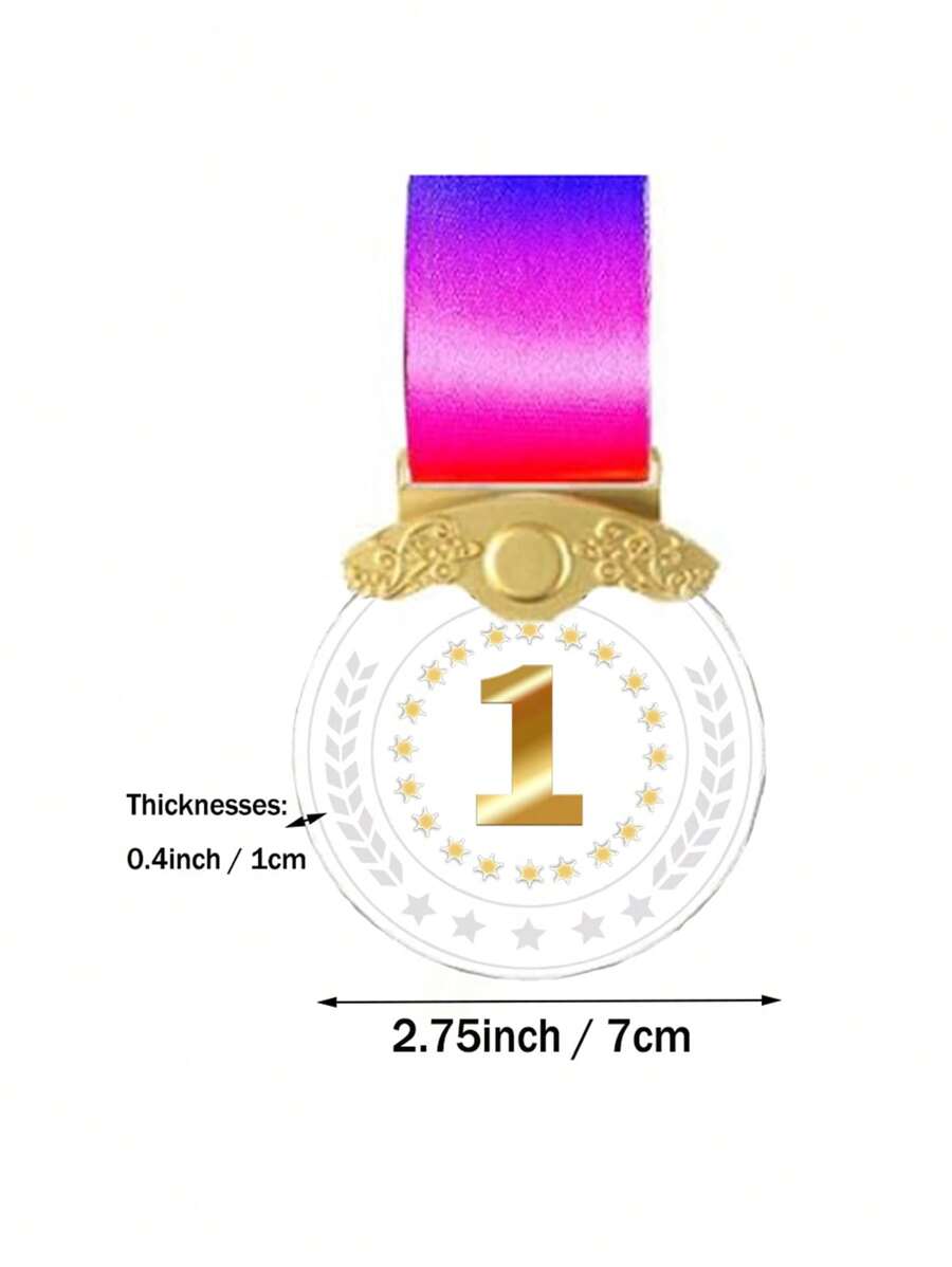 Crystal Awards Medals Gold Silver Bronze Glass Sport Trophy With Ribbon ...