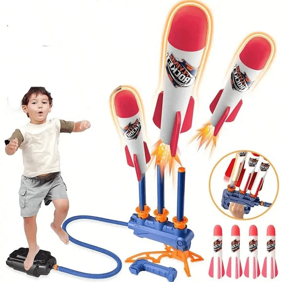Rocket Launcher Toy For Kids - Continuous Shooting Design - Parent ...