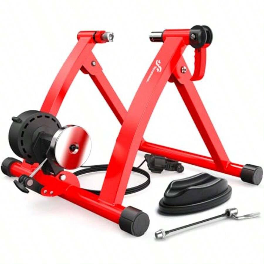 Turbo Trainer Bike Trainer 6 Resistance Settings Indoor Bike Trainer ...