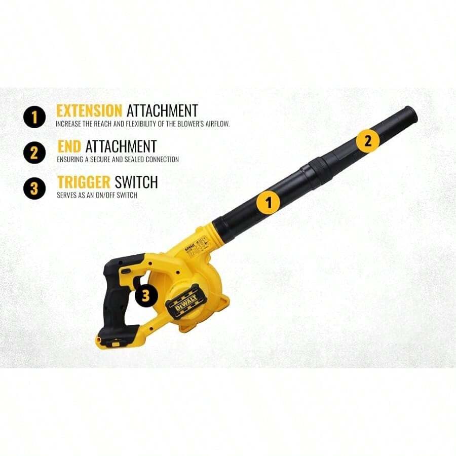 DEWALT 18V Li-Ion XR Compact Cordless Blower Bare Unit V100-XJ ...