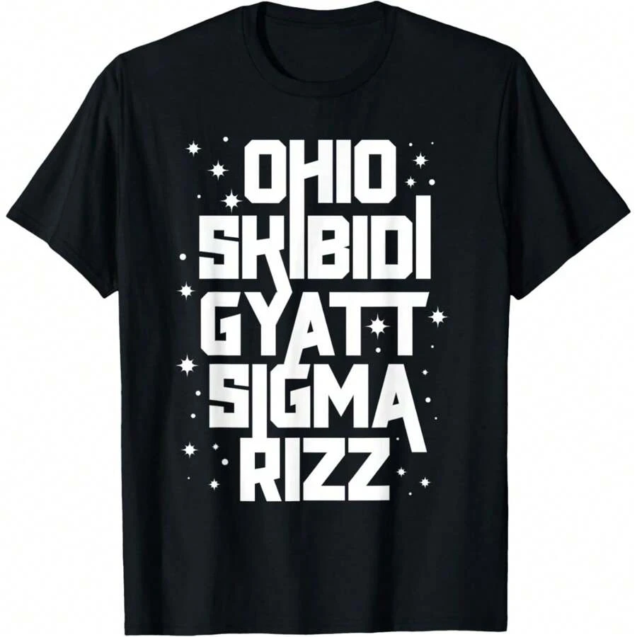 Camiseta divertida con el texto "Skibidi Rizz Gyatt Ohio Sigma Funny ...