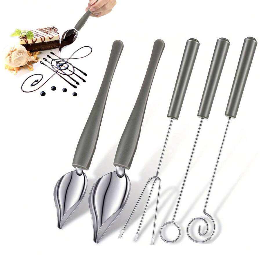 Candy Dipping Tools Set Culinary Decorating Spoons Chocolate Dipping ...