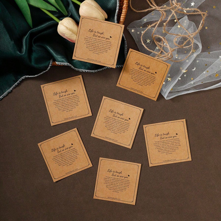 Atmosphere Kraft Paper Blessing English Cardboard Display Display ...