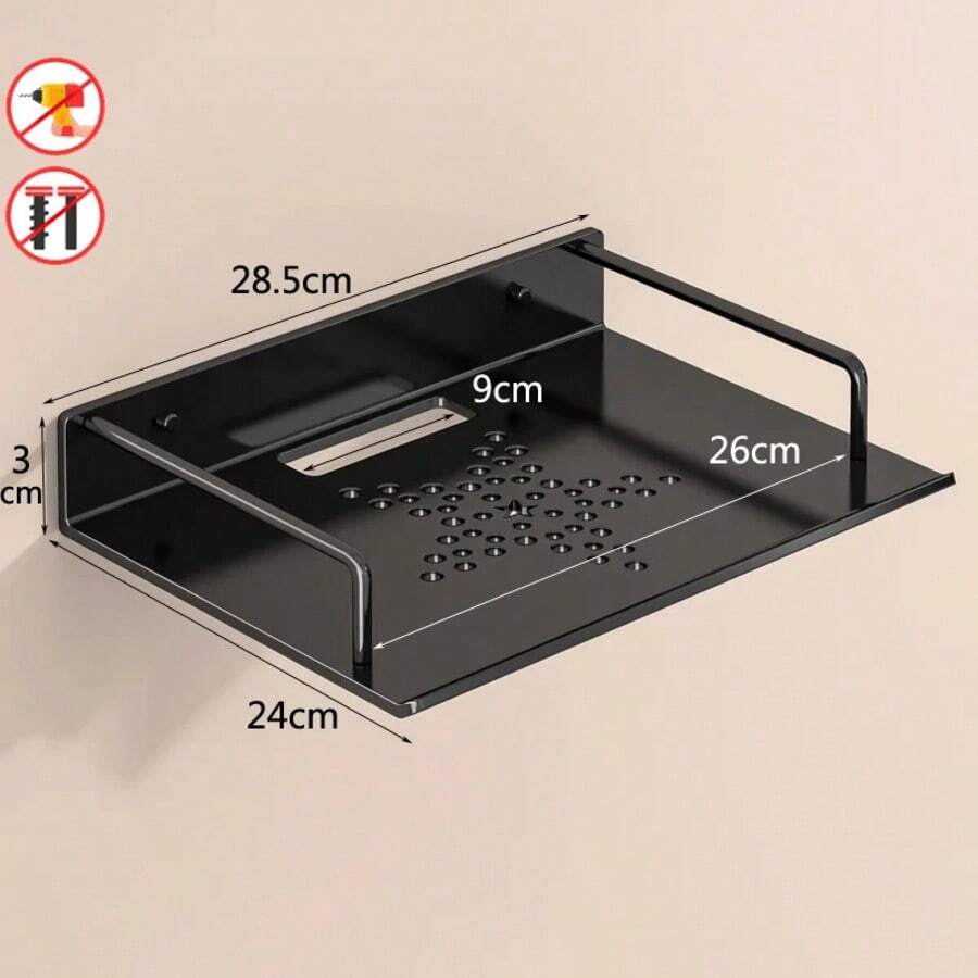 Punch-Free Tv Wall Support Wall Mounted Wire Organizer And Cables Wifi ...