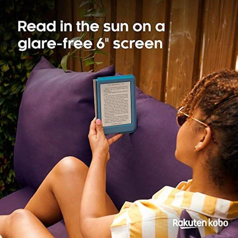 6 Inch Glare Free Touchscreen EReader With Adjustable Brightness Thin ...