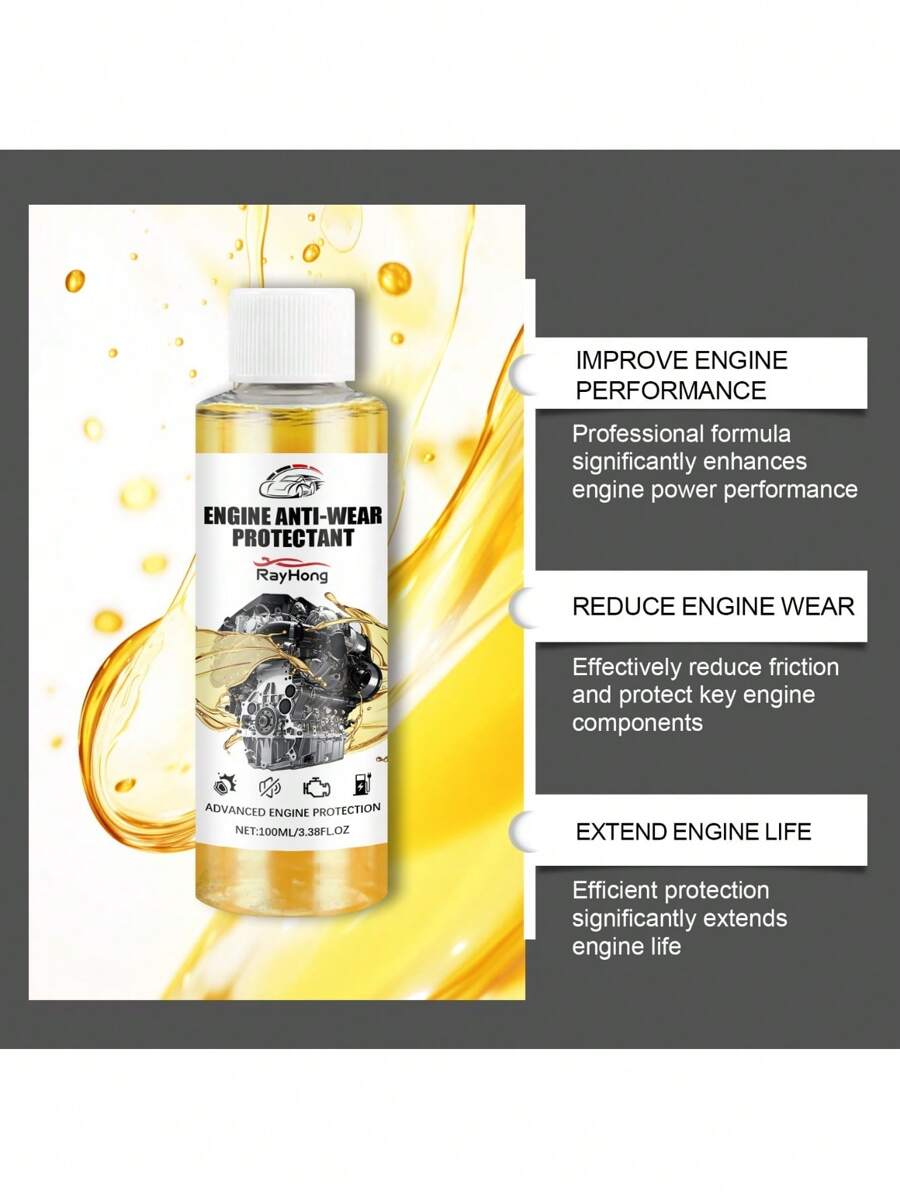 rayhong 1pc 100ml Home-Use Engine Lubricant Protectant, Reduces Noise ...