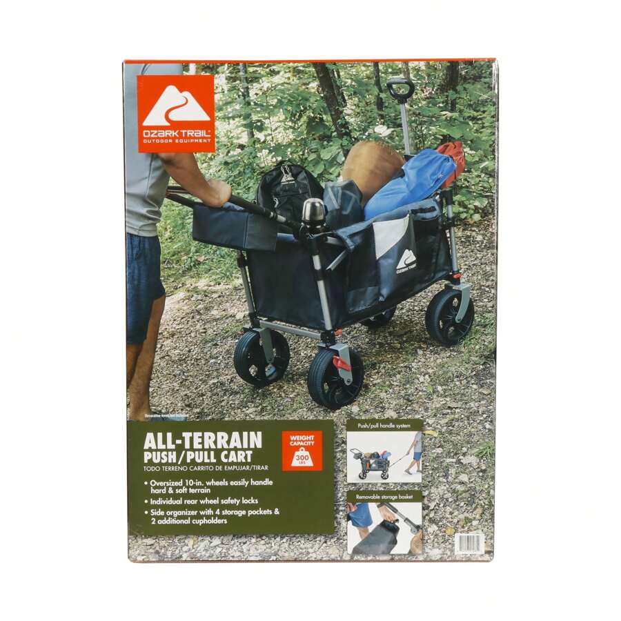 Ozark Trail All Terrain Foldable Push Pull Wagon, 48" Height | SHEIN USA