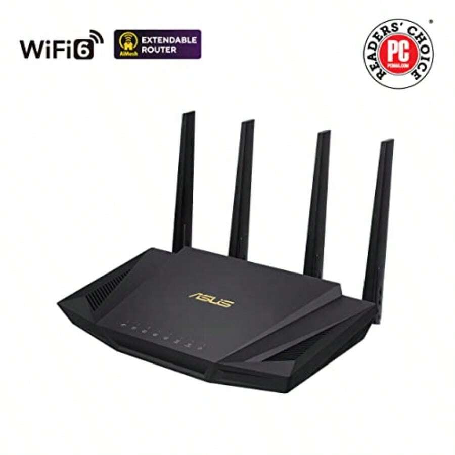 ASUS RT-AX59U Extendable WiFi 6 Router Mobile Tethering Replacement 4G ...
