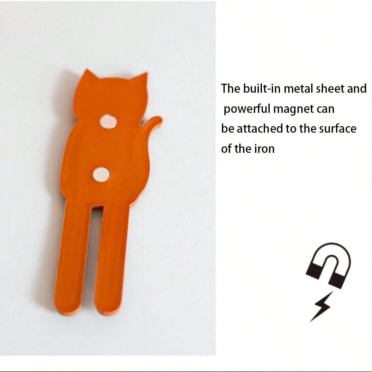 Cartoon Animal Cat Magnetic Fridge Magnet Hook Cute Creative Nail-Free ...