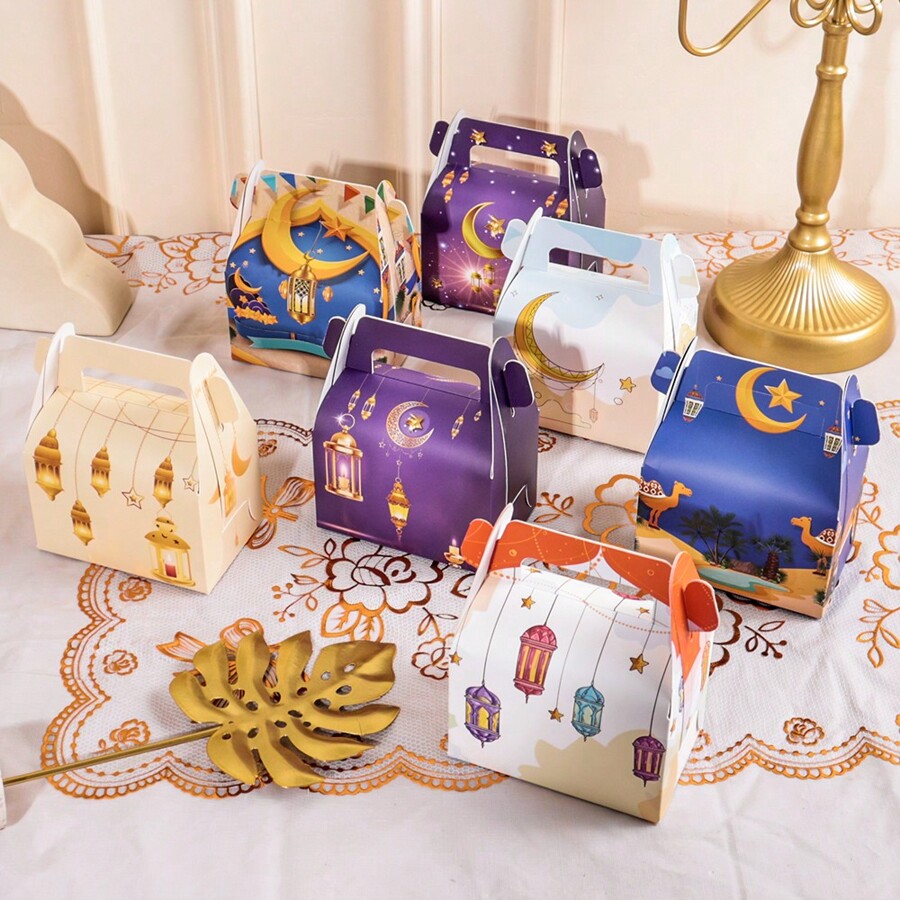21Pcs Ramadan & Eid Mubarak Gift Boxes Small Goodie Present Boxes Party ...