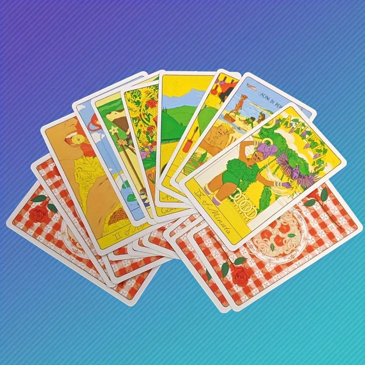 Cartas del Tarot "Food Fortunes" - Juego de cartas de tarot con ...