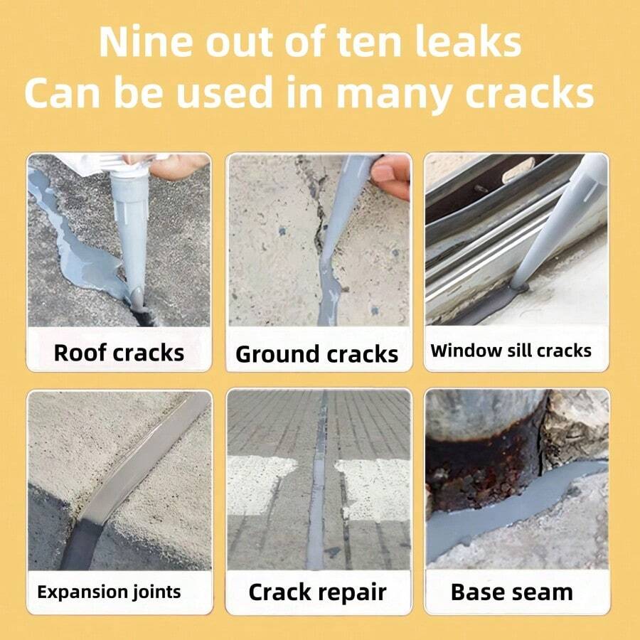 Doeyvose Waterproof Concrete Crack Repair Kit - Weather-Resistant ...