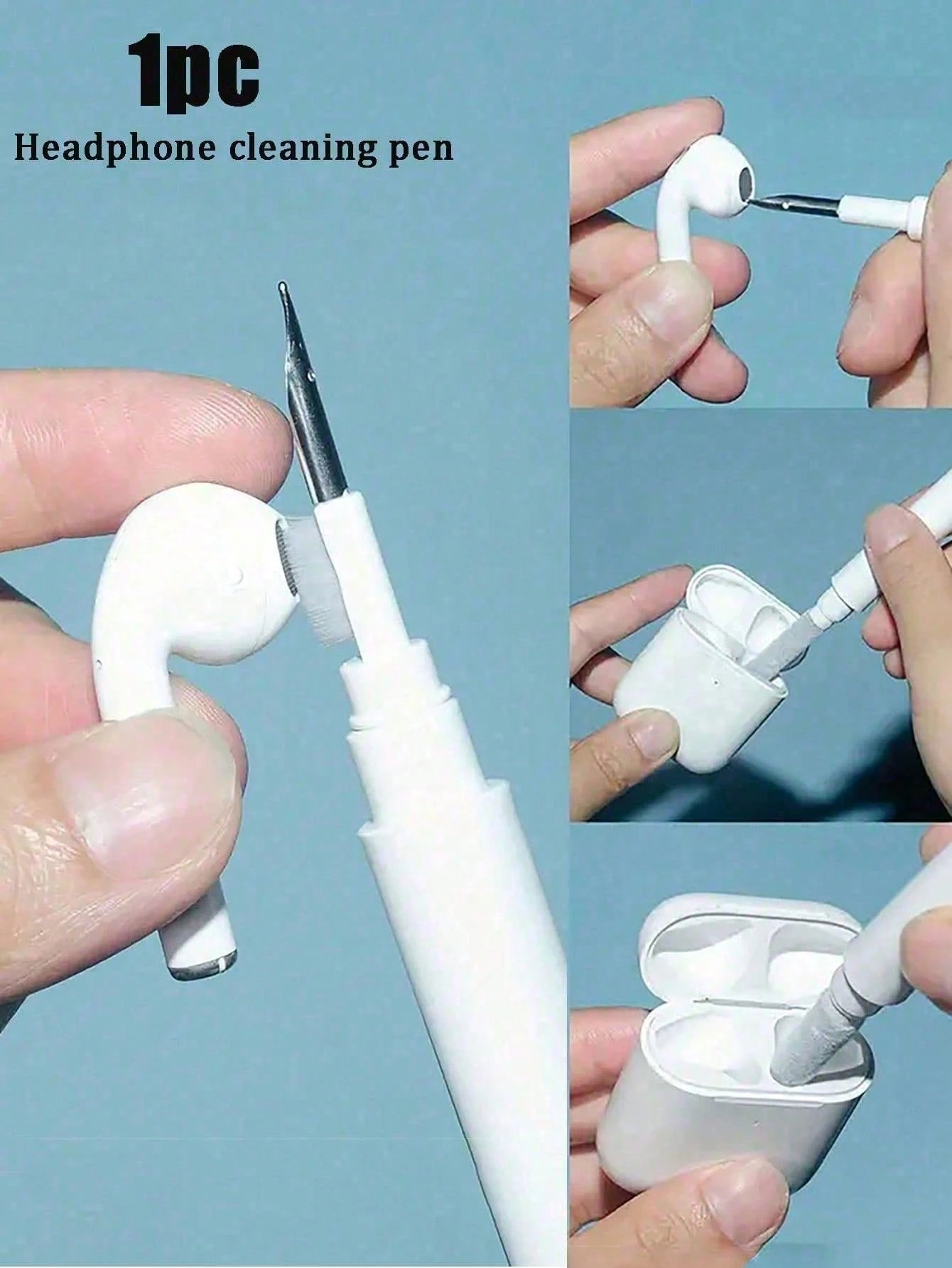 ProClean Earbuds Cleaning Pen - 3-In-1 Multifunctional Cleaner Kit With ...