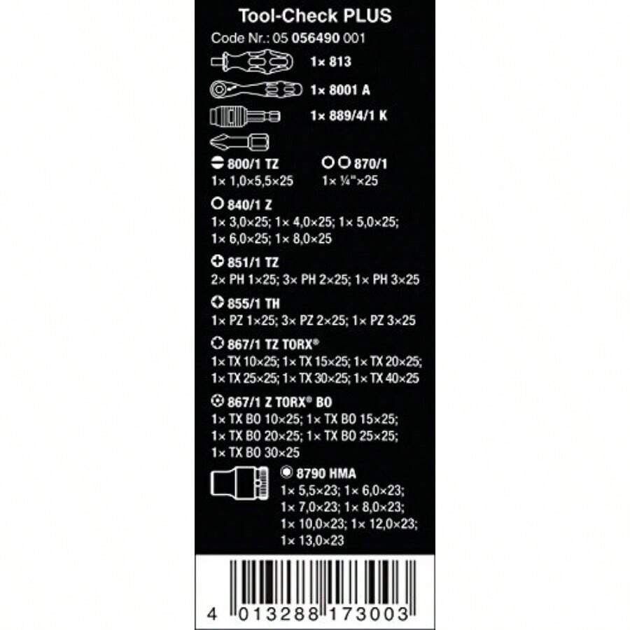 Wera 135926 Kraftform Kompakt W1 Maintenance Kit Silver | SHEIN UK