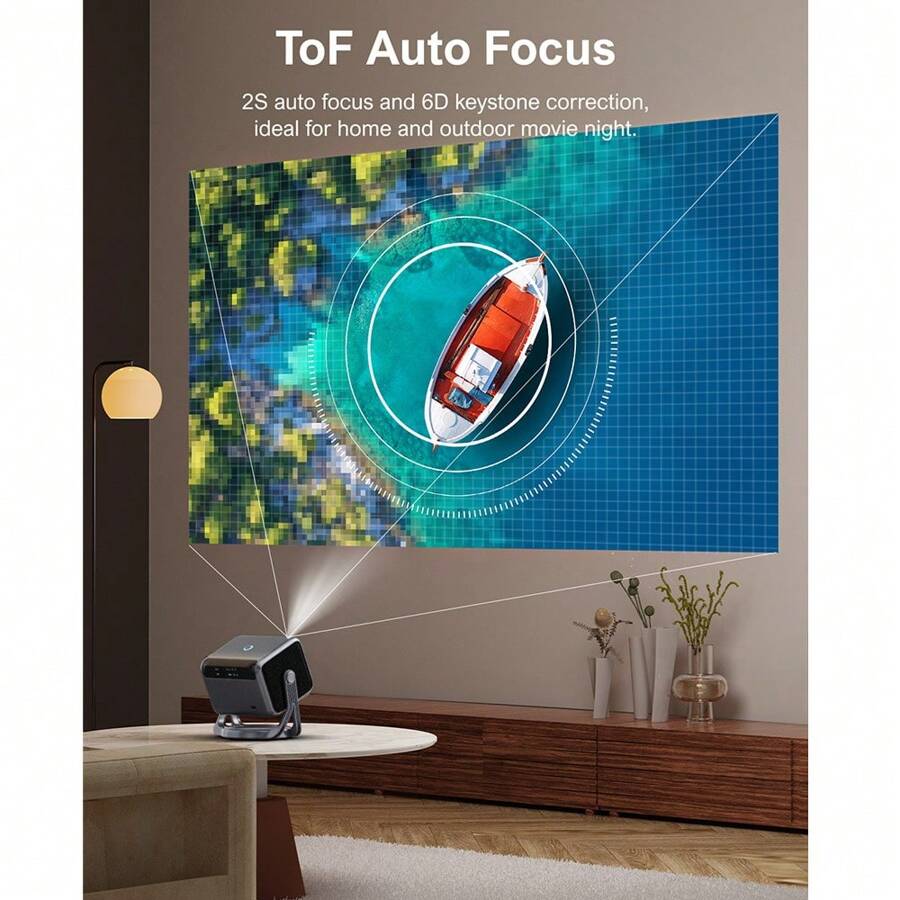 ULTIMEA Nova C40 4K-projector Compatibel met Android TV 11.0 met Net ...