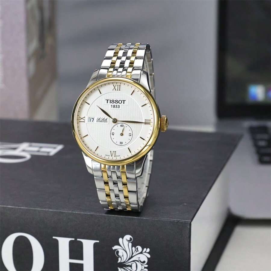 Tissot Le Locle Small Second Men's Automatic Silver Dial Watch With Two ...