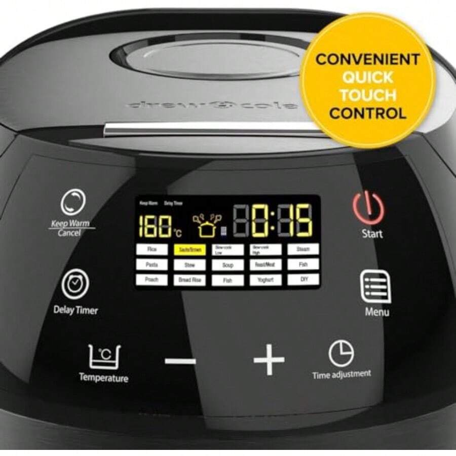 14-In-1 Multi Cooker Stew Roast Slow Cooker Steam Bake Bread Maker Rice ...