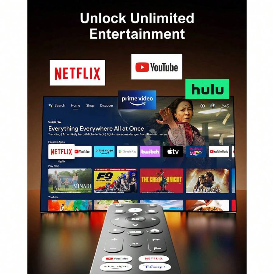 ULTIMEA Nova C40 4K-projector Compatibel met Android TV 11.0 met Net-flix, draagbare ...