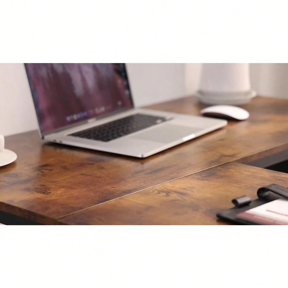 50 Inch Reversible L-Shaped Corner Computer Desk - Spacious Workstation ...
