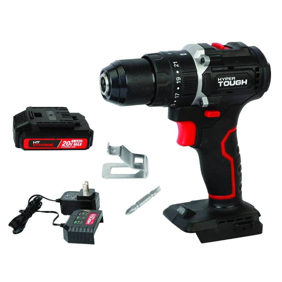The 20V Max Brushless 2-Speed Cordless Hammer Drill With 1.5Ah Lithium ...
