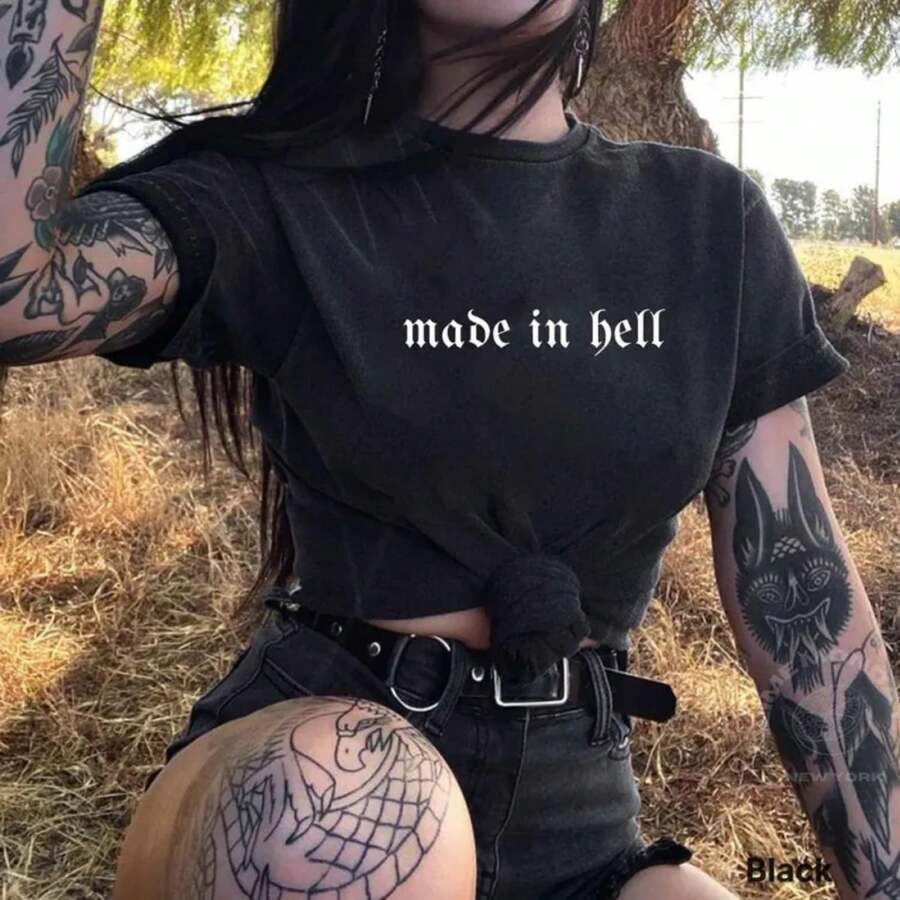 Made In Grunge Aesthetic Y2k E-Girl 90s 2000s Retro Mall Emo 5xl 6xl ...